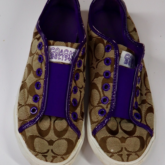 Coach | Shoes | Coach Bev Signature Laceless Sneaker | Poshmark